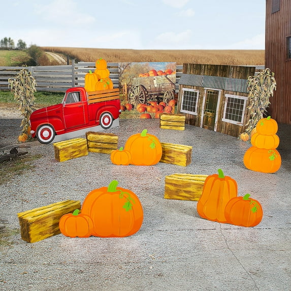 Fun Express Pumpkin Patch Grand Decorating Kit - 17 Pieces - Walmart.com