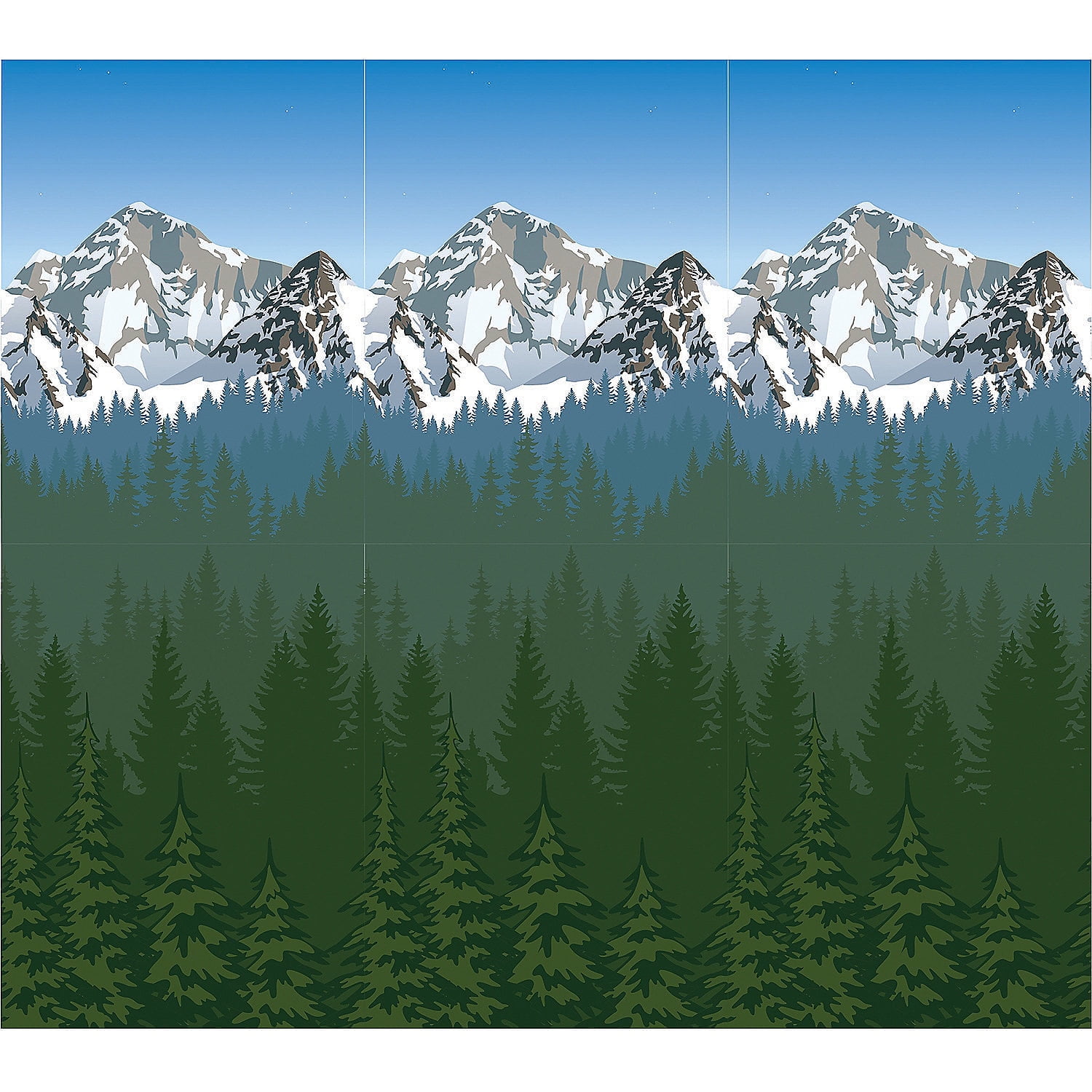 Fun Express Railroad VBS Party Decor Backdrop - Train-Themed Decor for ...