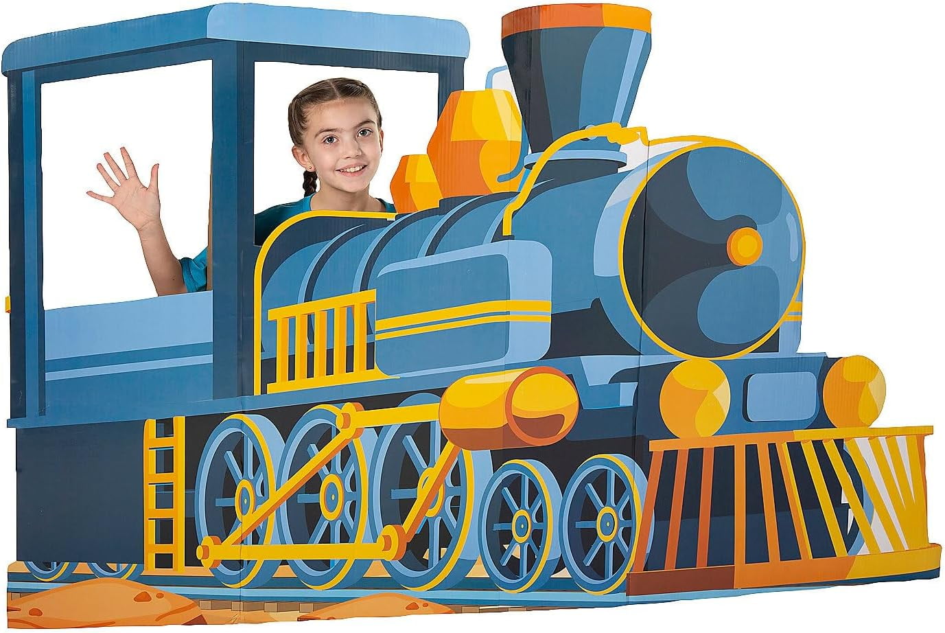 Fun Express Railroad VBS Train Cardboard Cutout Stand-In & Photo Prop ...