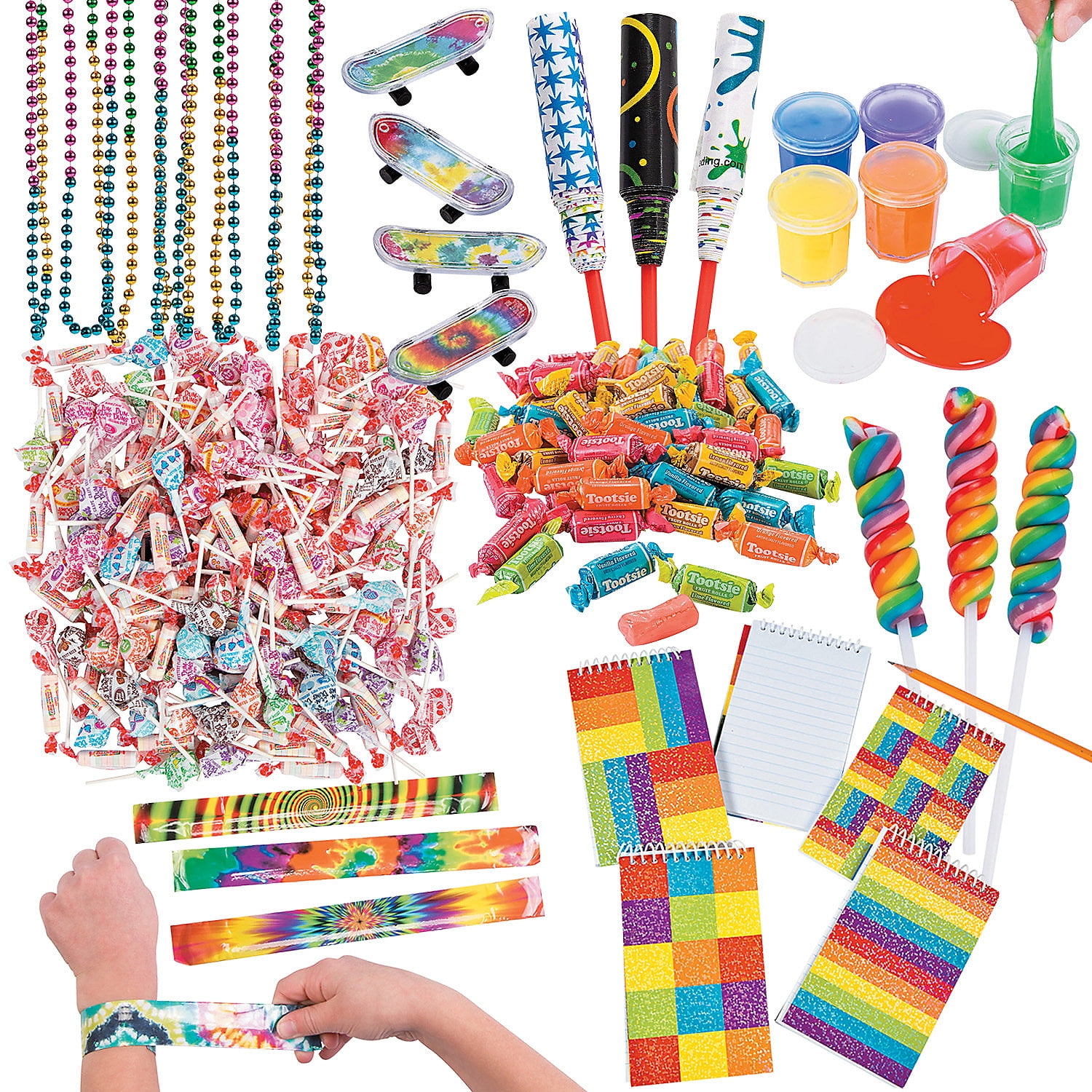 Fun Express Rainbow Toy & Candy Assortment Bulk 1100 Pc - Walmart.com