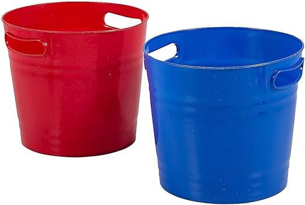 Fun Express Red & Blue Bucket Assortment - 4 Pieces - Walmart.com