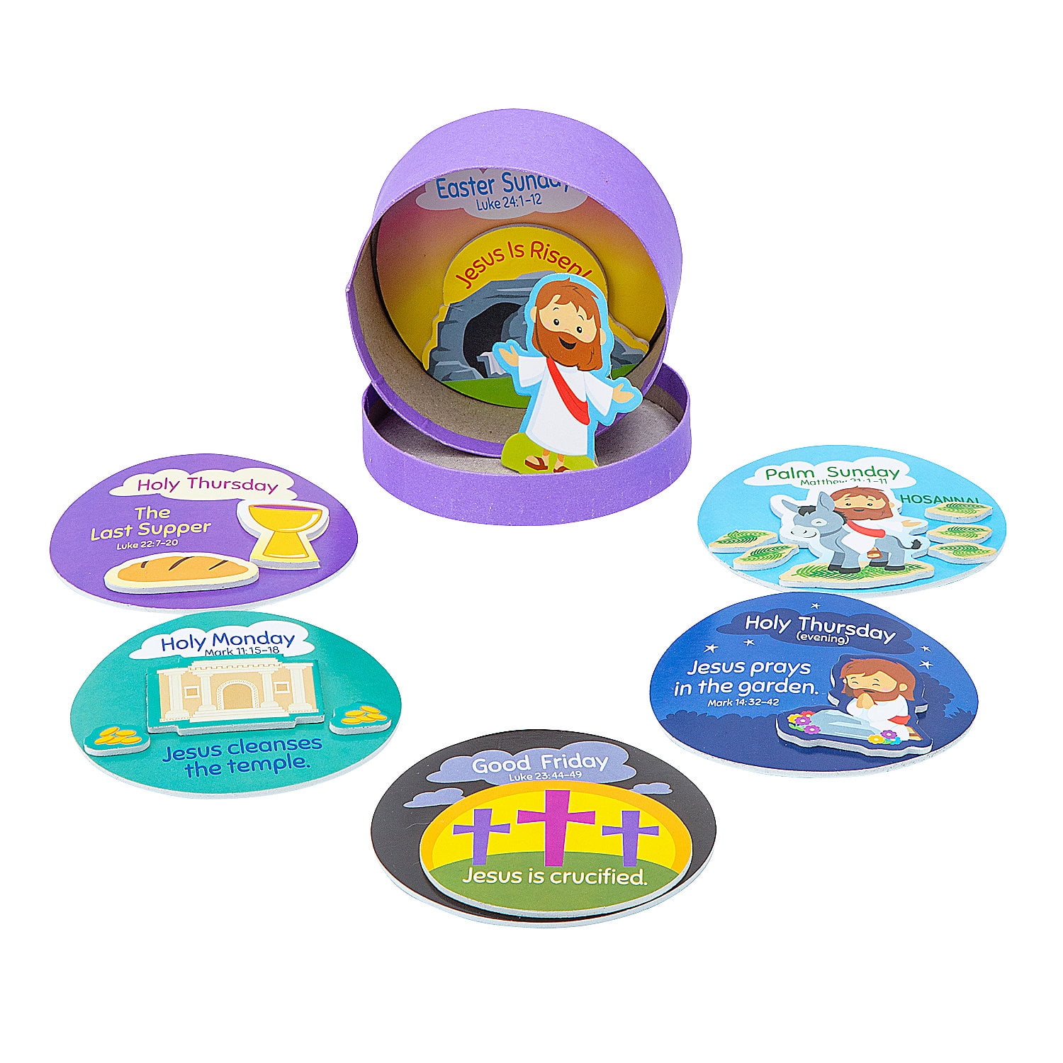 Fun Express Religious Holy Week Box Craft Kit - Makes 6 - Walmart.com