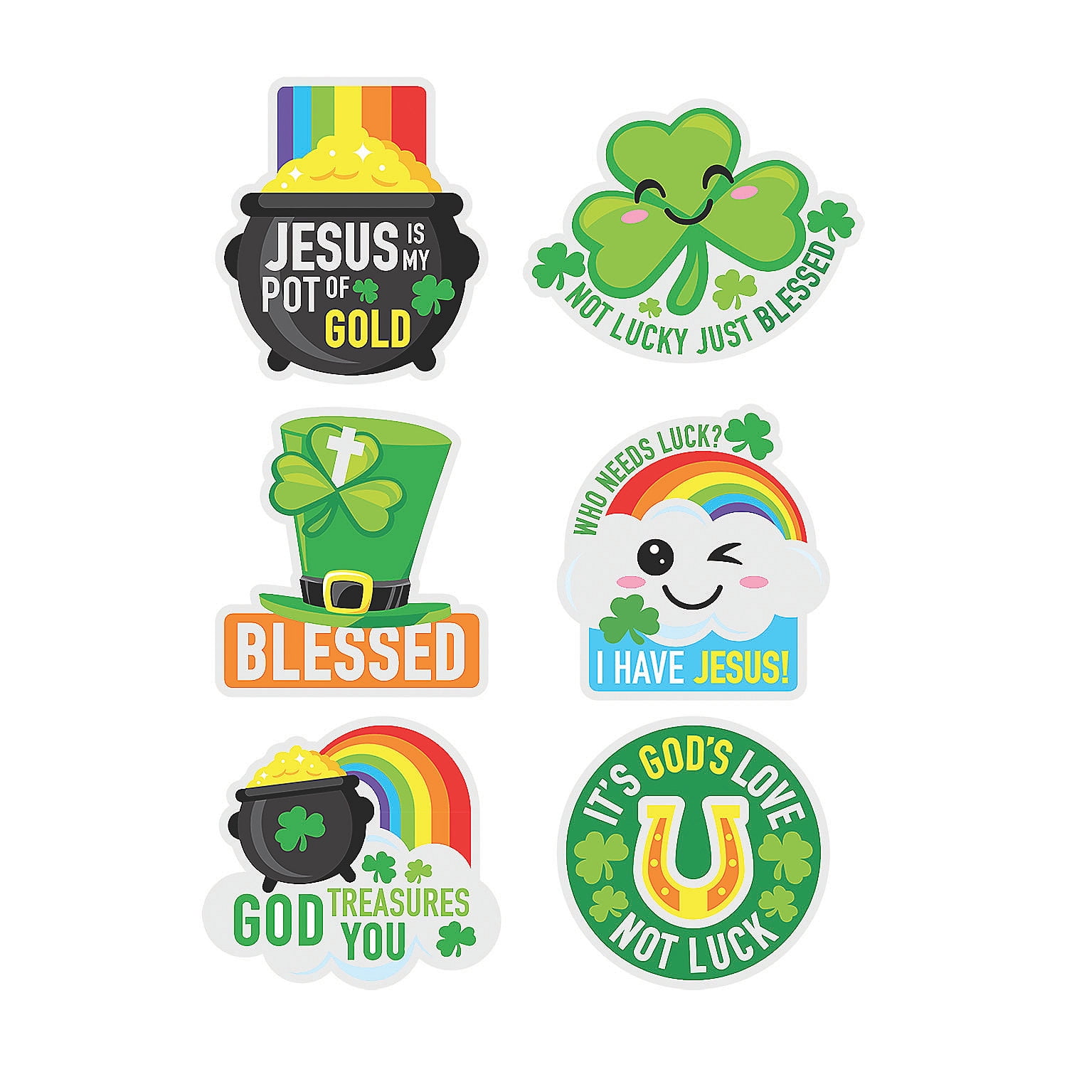 Fun Express Religious St. Patrick’s Day Cutouts – 6 Pc - Walmart.com