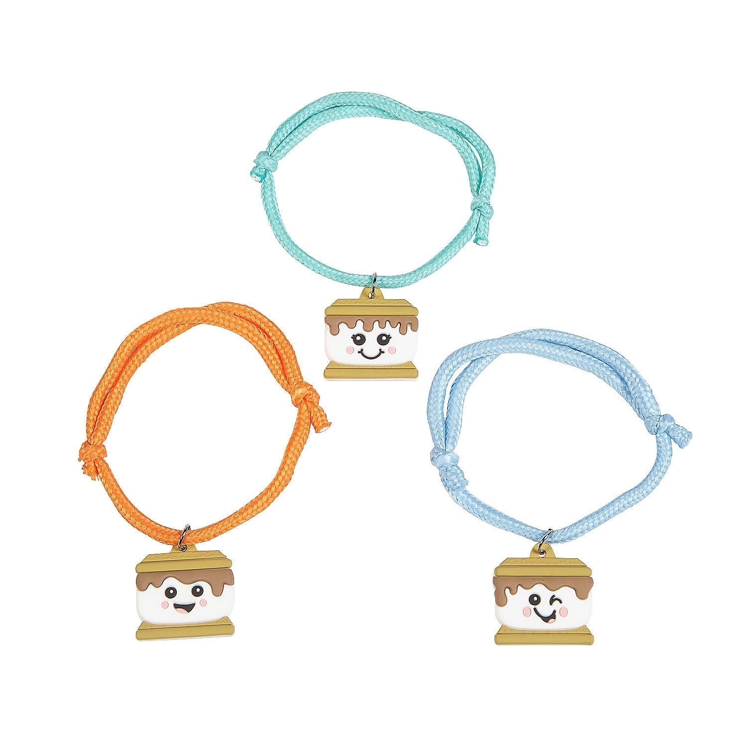 Fun Express S’more Adjustable Friendship Bracelets Set - Colorful and ...
