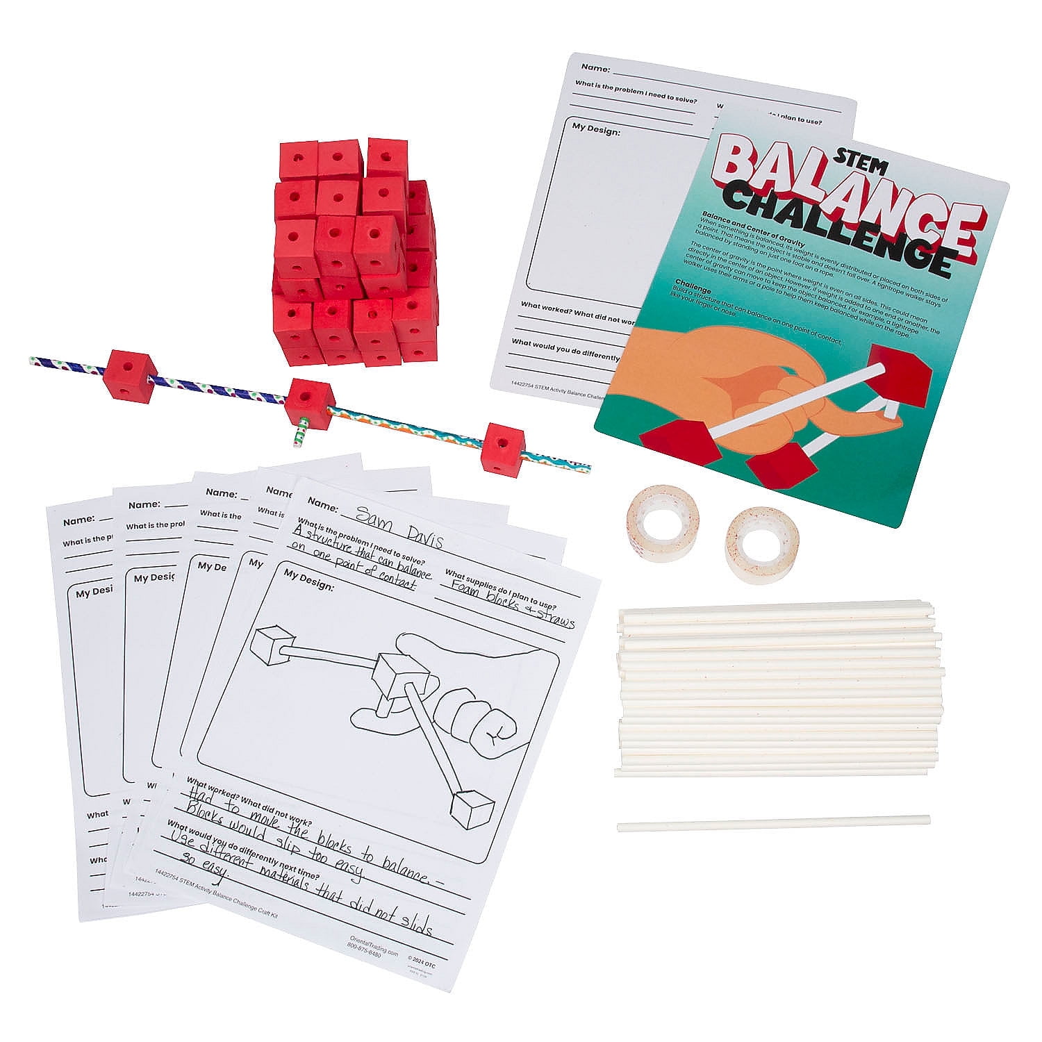 Fun Express STEM Balance Activity Learning Challenge Craft Kit – Makes ...