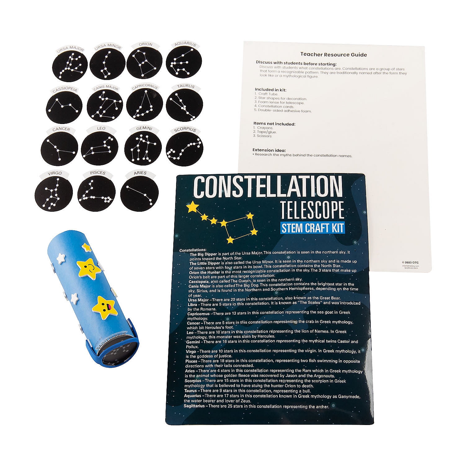 Fun Express STEM Constellation Telescope Kit - Makes 12 - Walmart.com
