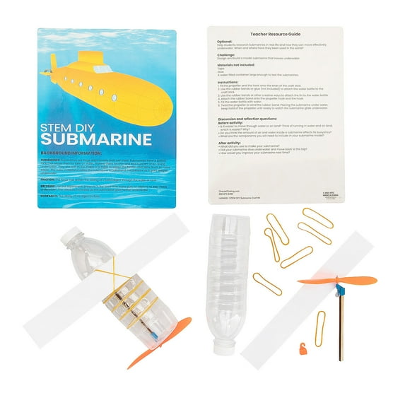 Fun Express STEM DIY Submarine Educational Craft Kit - Makes 12 ...