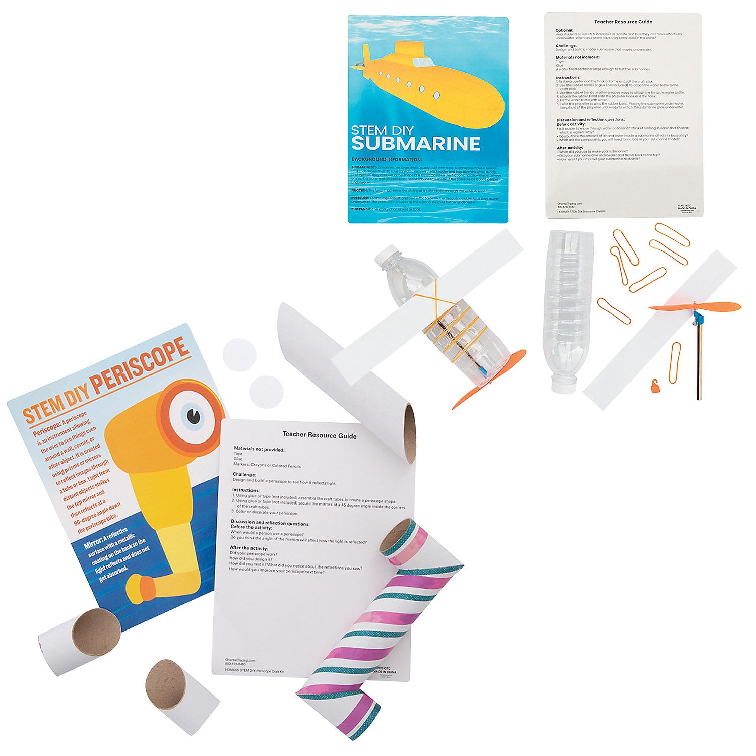 Fun Express STEM DIY Submarine & Periscope Learning Activities Kit ...