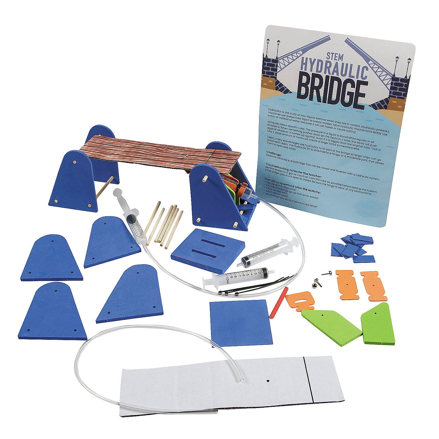 Fun Express STEM Hydraulic Bridge Craft Kit Educational Activities ...