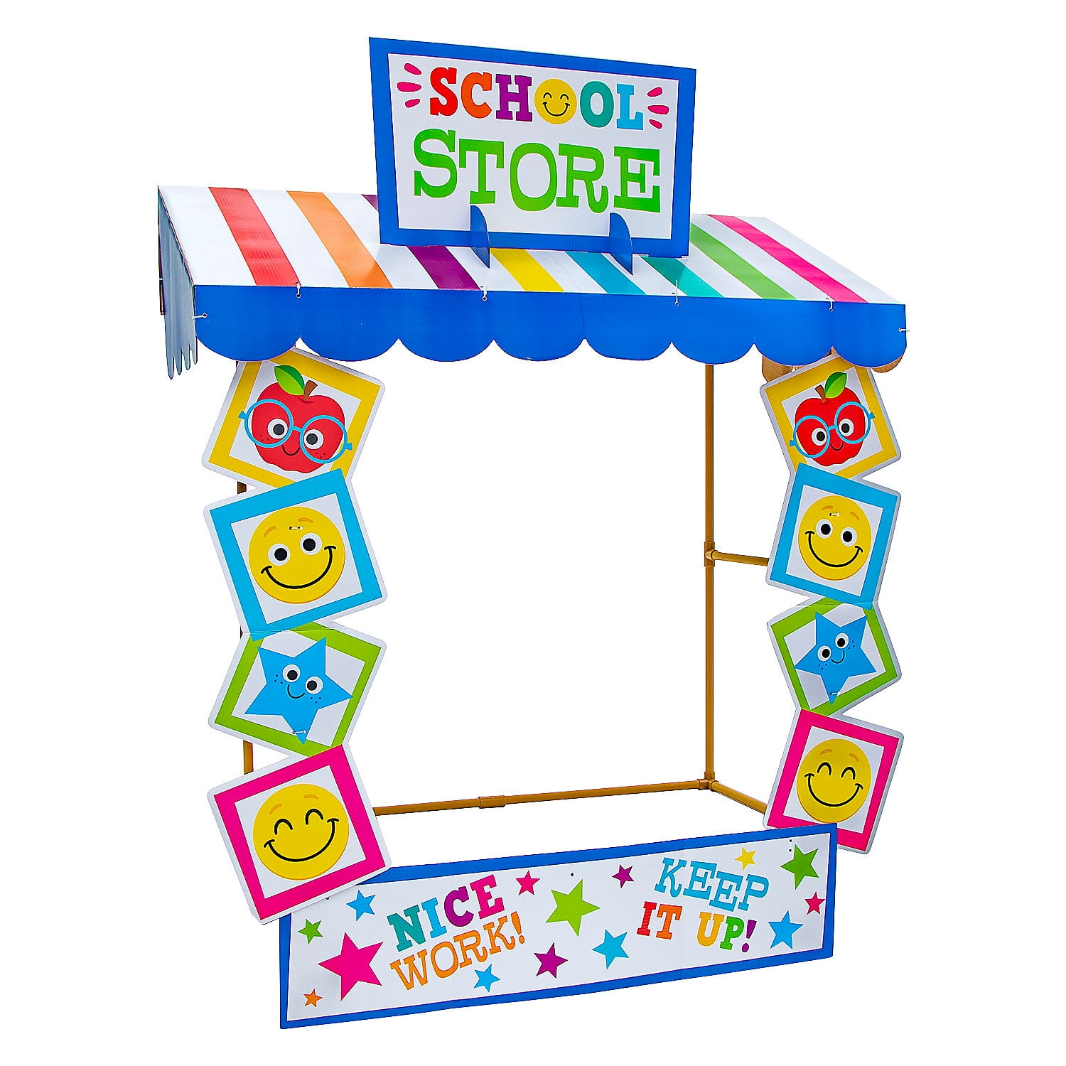 Fun Express School Store Tabletop Hut with Frame - 8 Pieces - Walmart.com