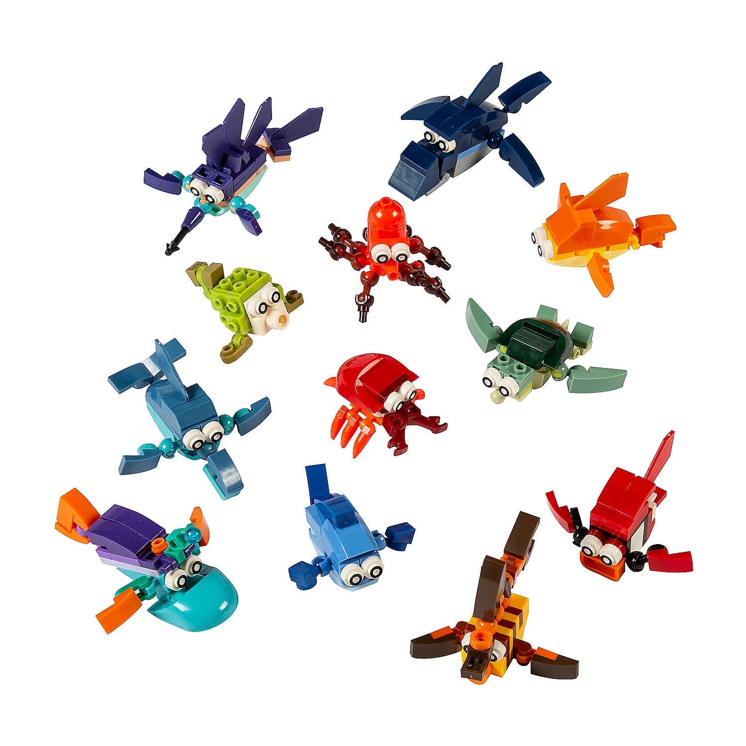Fun Express Sea Life Building Block Kits - 12 Piece - Walmart.com