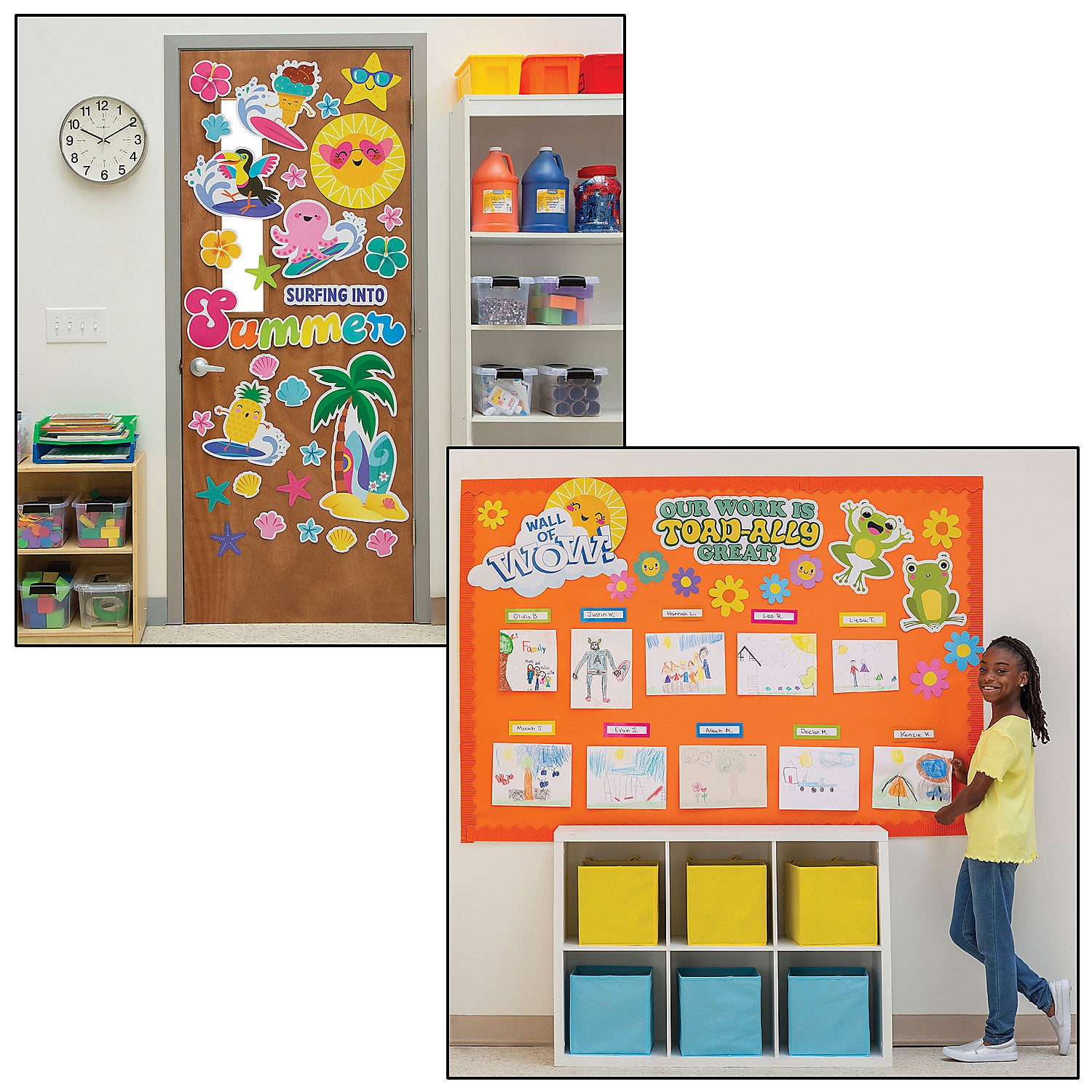 Fun Express Seasonal Wow Wall & Classroom Door Decorating Kit - 302 ...