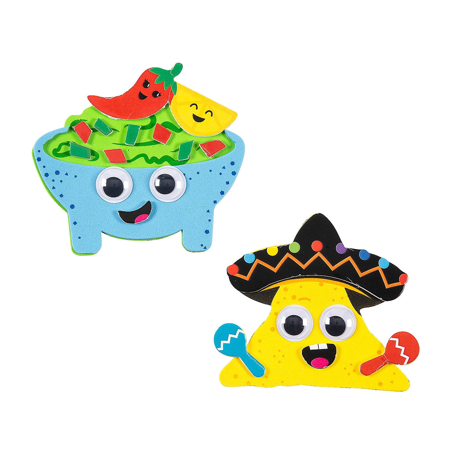 Silly Fiesta Food Magnet Craft Kit - Makes 12 - Walmart.com