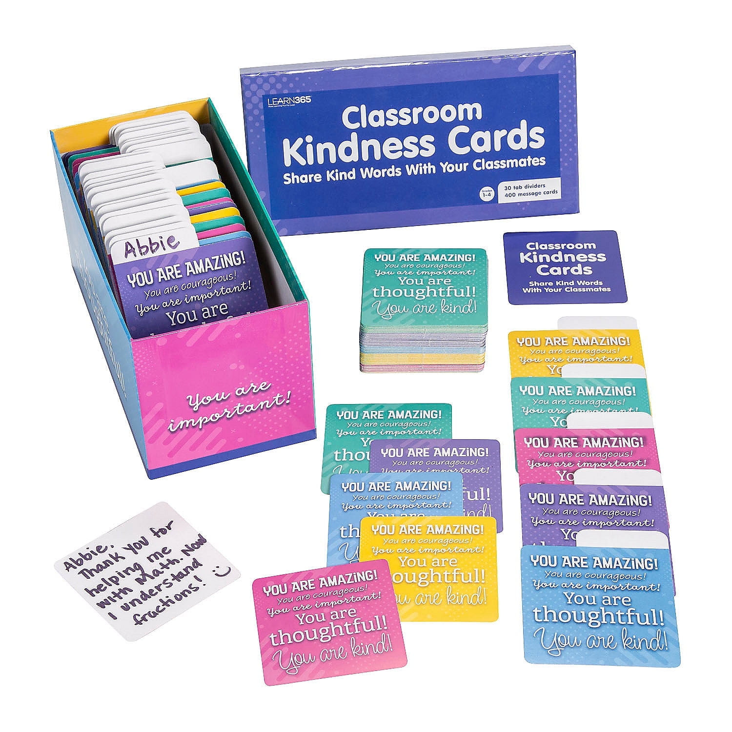 Fun Express Social Emotional Learning Classroom Kindness Cards - 431 Pc ...
