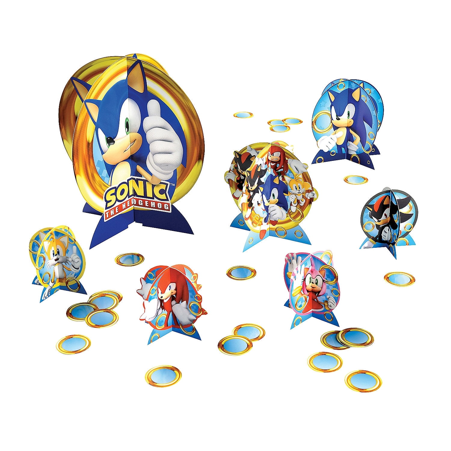 Fun Express Sonic the Hedgehog™ Centerpiece 30 pcs Table Decor ...