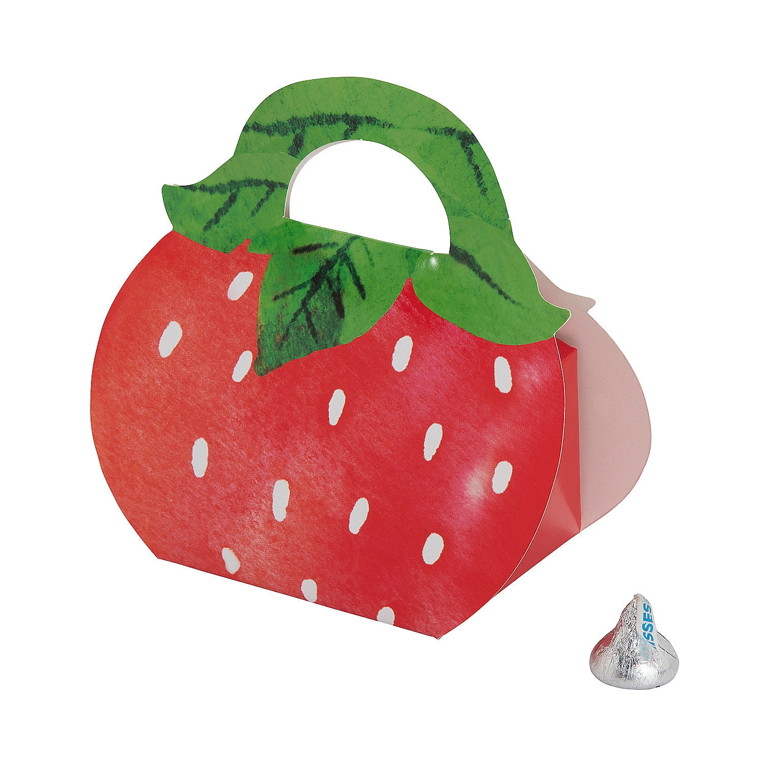 Fun Express Party Strawberry-Shaped Treat Boxes - 12 Pc - Walmart.com