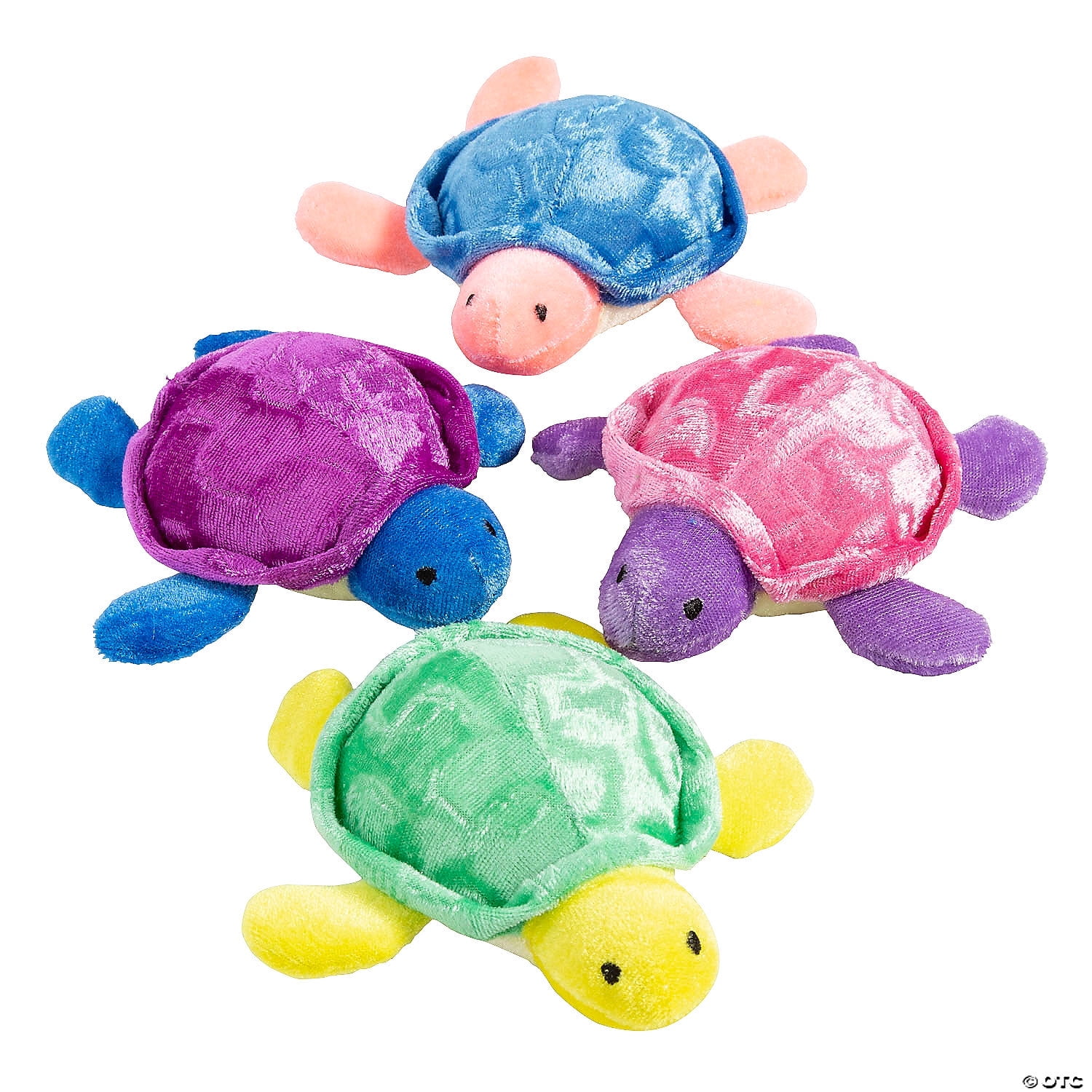 Fun Express Stuffed Sea Turtles - 4 Pieces - Walmart.com