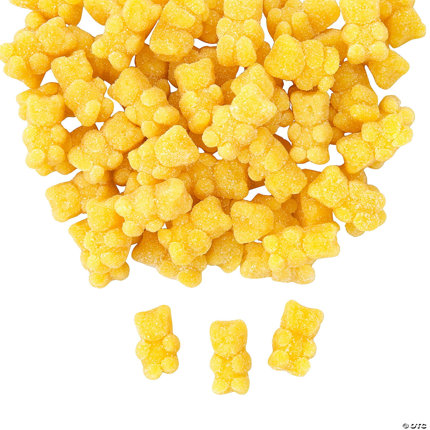 Fun Express Sugar Coated Lemon Gummy Bear Candy - 100 Pieces - Walmart.com