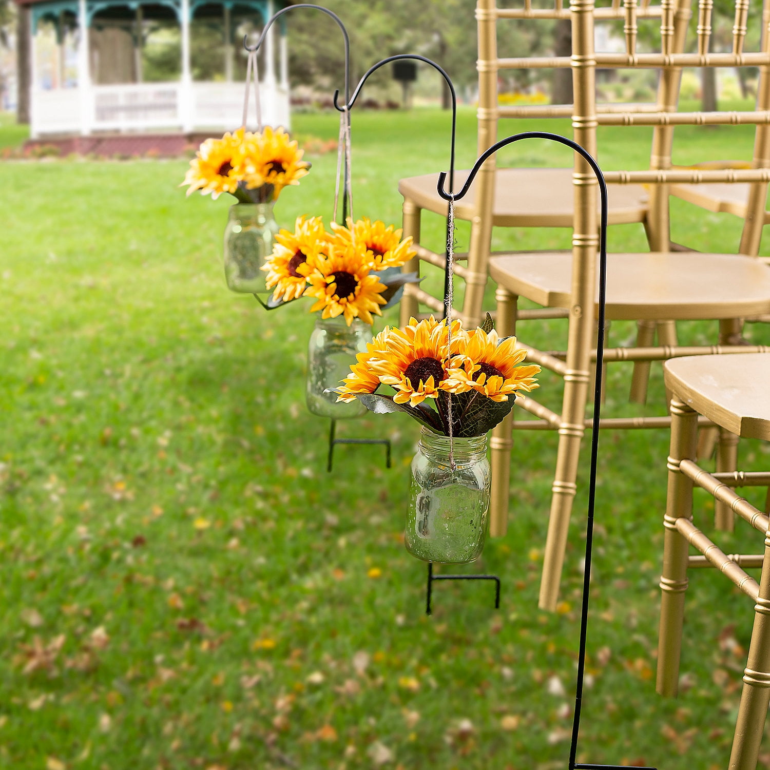 Fun Express Sunflower Decor - Outdoor Wedding Aisle Decoration Theme ...