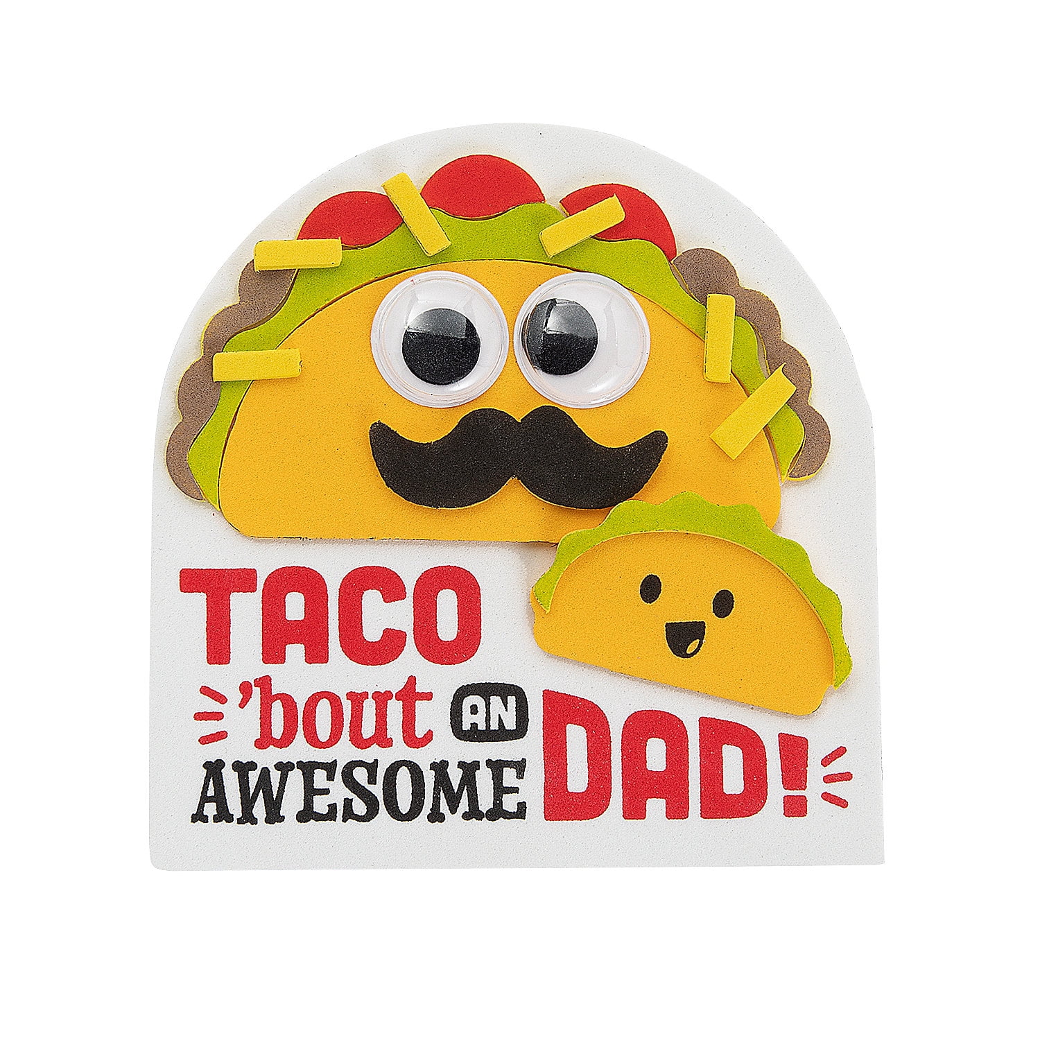 Fun Express Taco Bout An Awesome Dad Magnet Craft Kit - Walmart.com