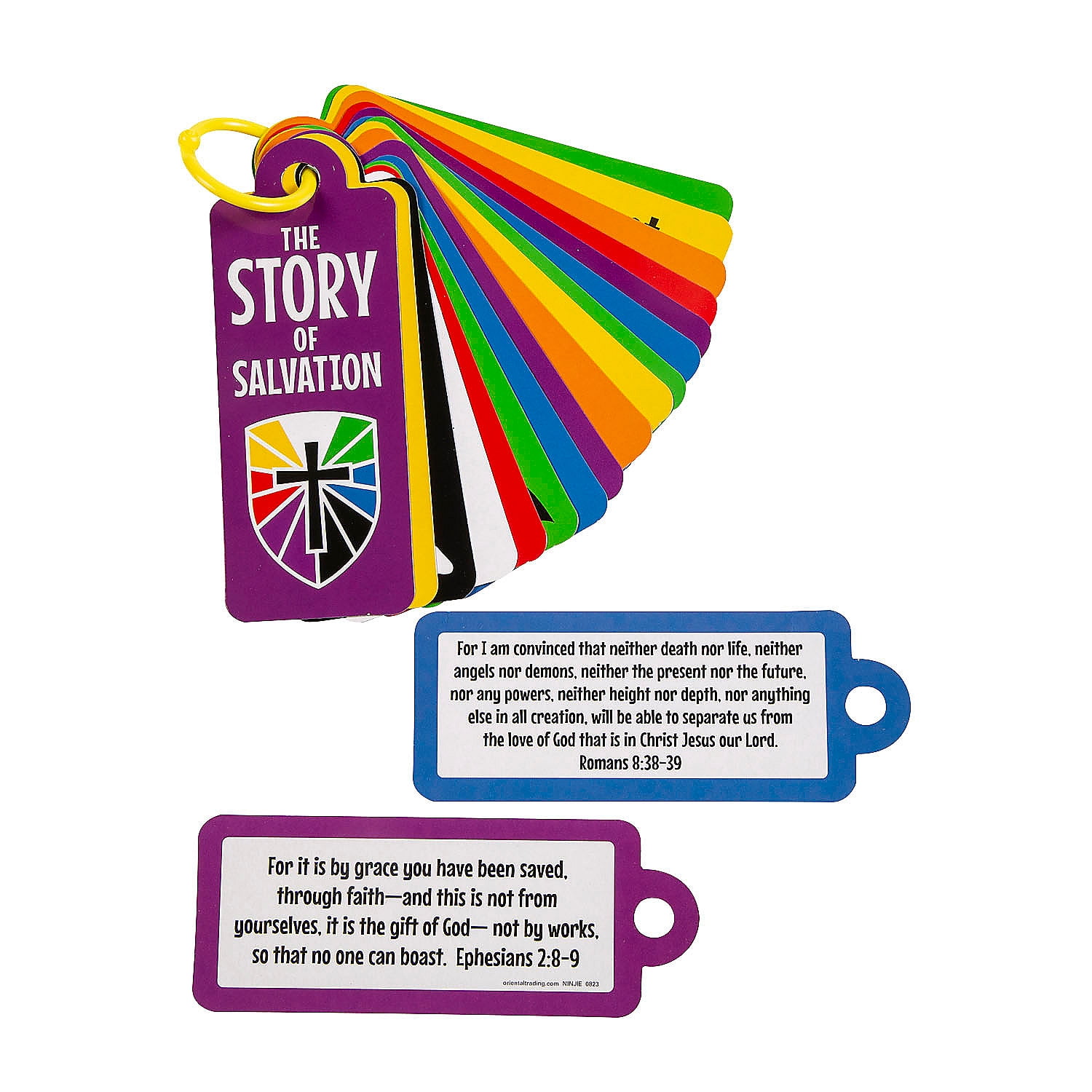 Fun Express The Story of Salvation Cards on a Ring - 12 Sets - Walmart.com