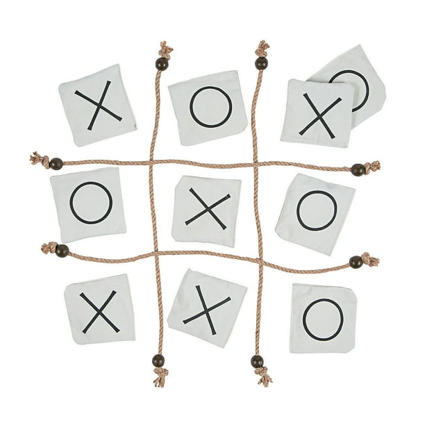 Fun Express Tic Tac Toe Bean Bag Toss Game Set - Walmart Business Supplies