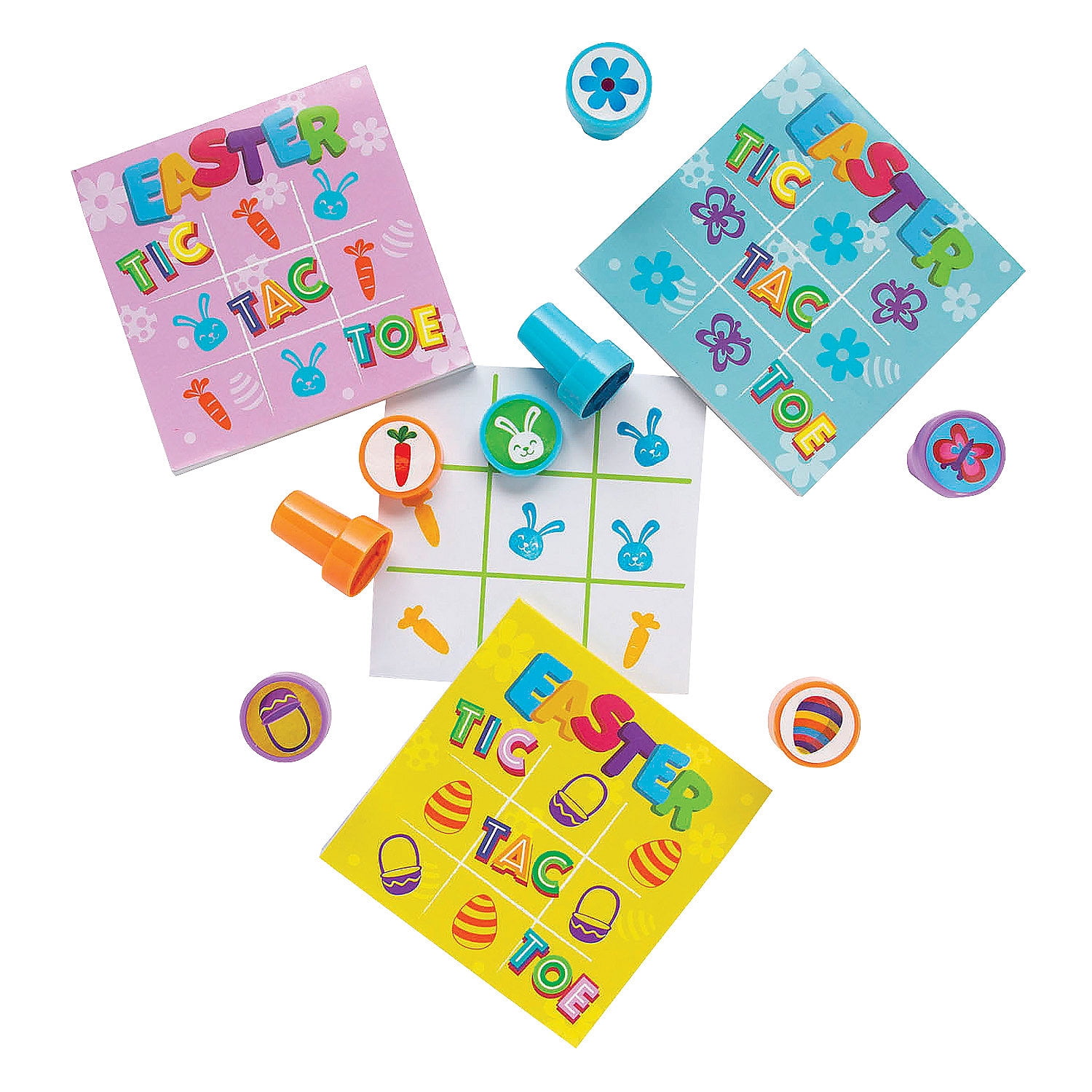 Fun Express Tic-Tac-Toe Game with Easter Stampers - 6 Sets - Walmart.com