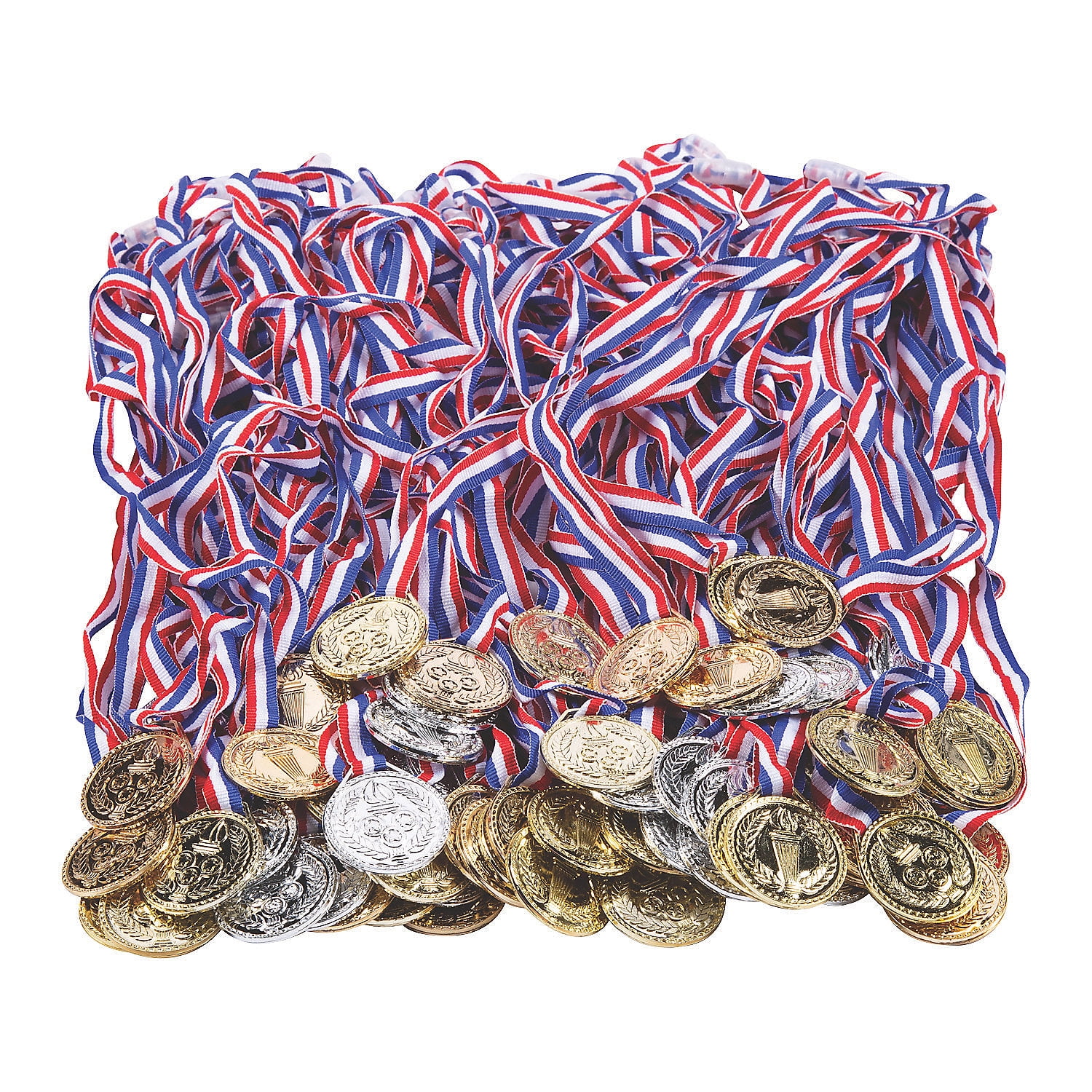 Fun Express Torch Award Medals Bulk 72 Pc - Walmart.com