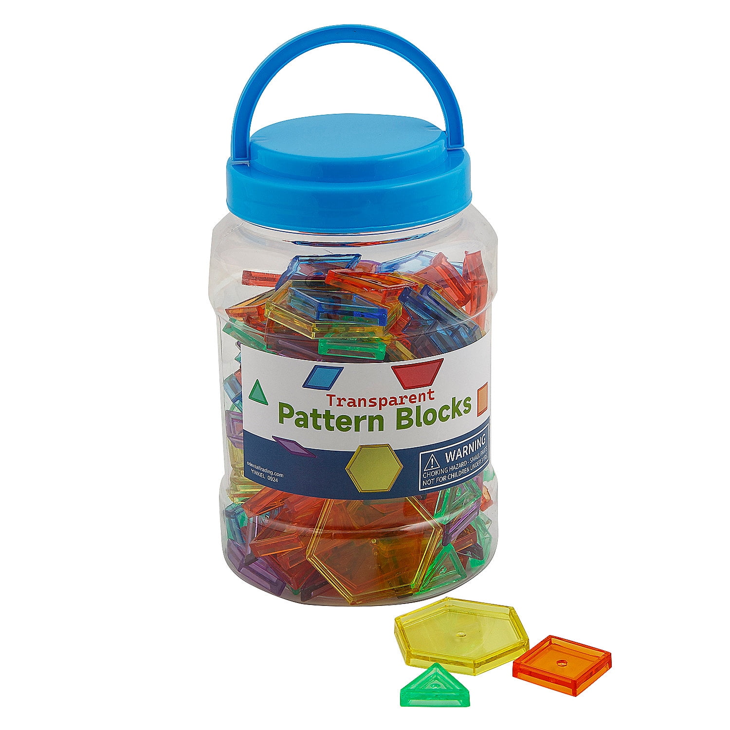 Fun Express Translucent Shape Multicolor Plastic Counters in Jar – 140 ...