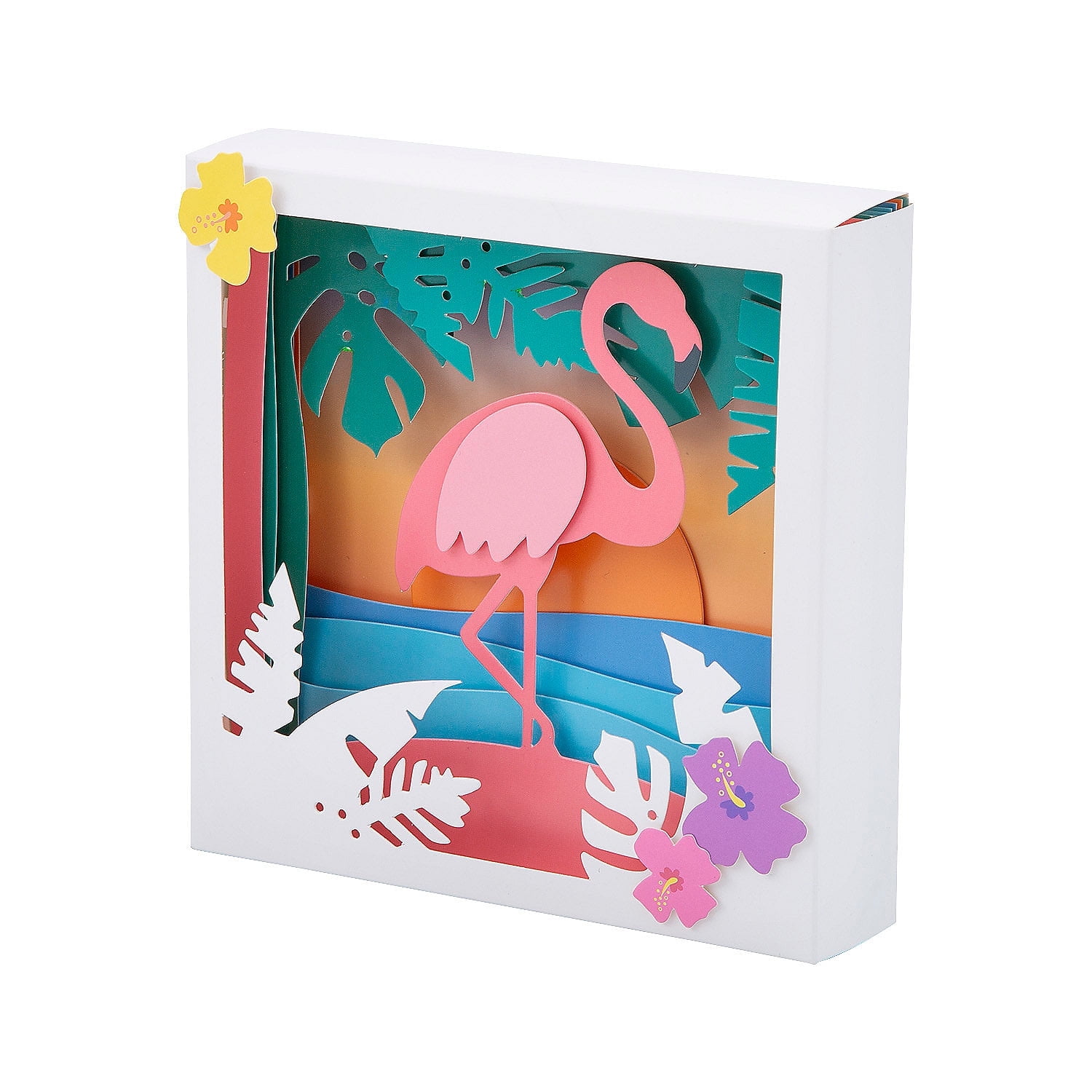 Fun Express Tropical Scene Paper Layering Craft Kit - Makes 3 - Walmart.com