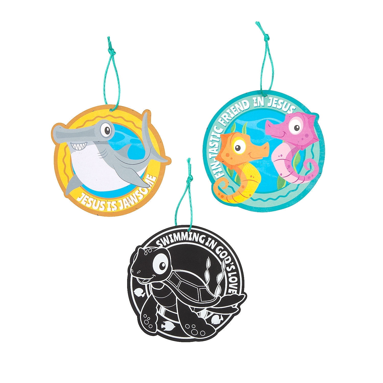 Fun Express Under the Sea VBS Magic Scratch Ornaments - 24 Piece ...