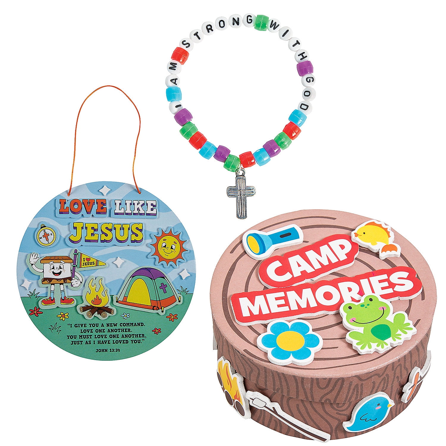 Fun Express Value Camp VBS Craft Kit Assortment - Makes 36, Vacation ...