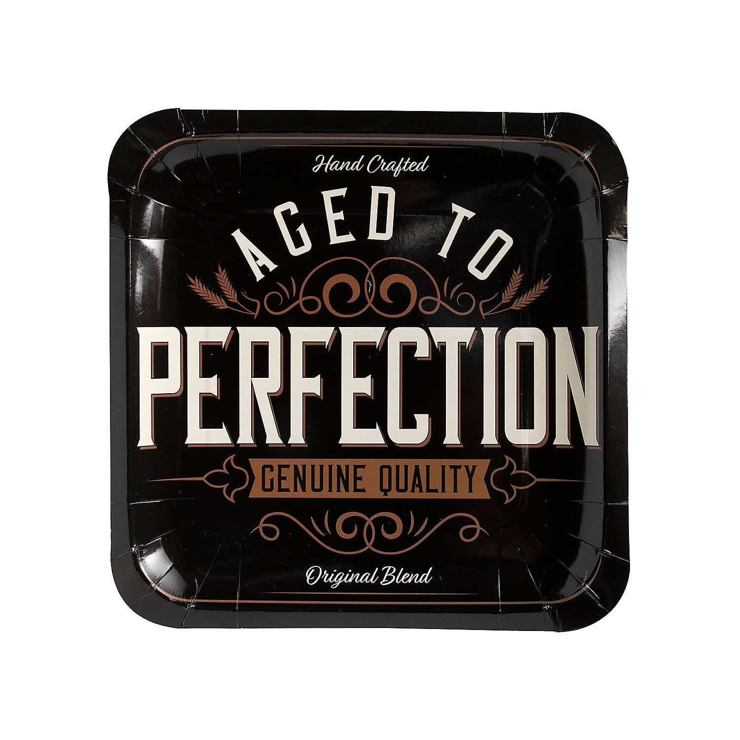 Fun Express Vintage Aged to Perfection Party Paper Paper Dinner Plates ...