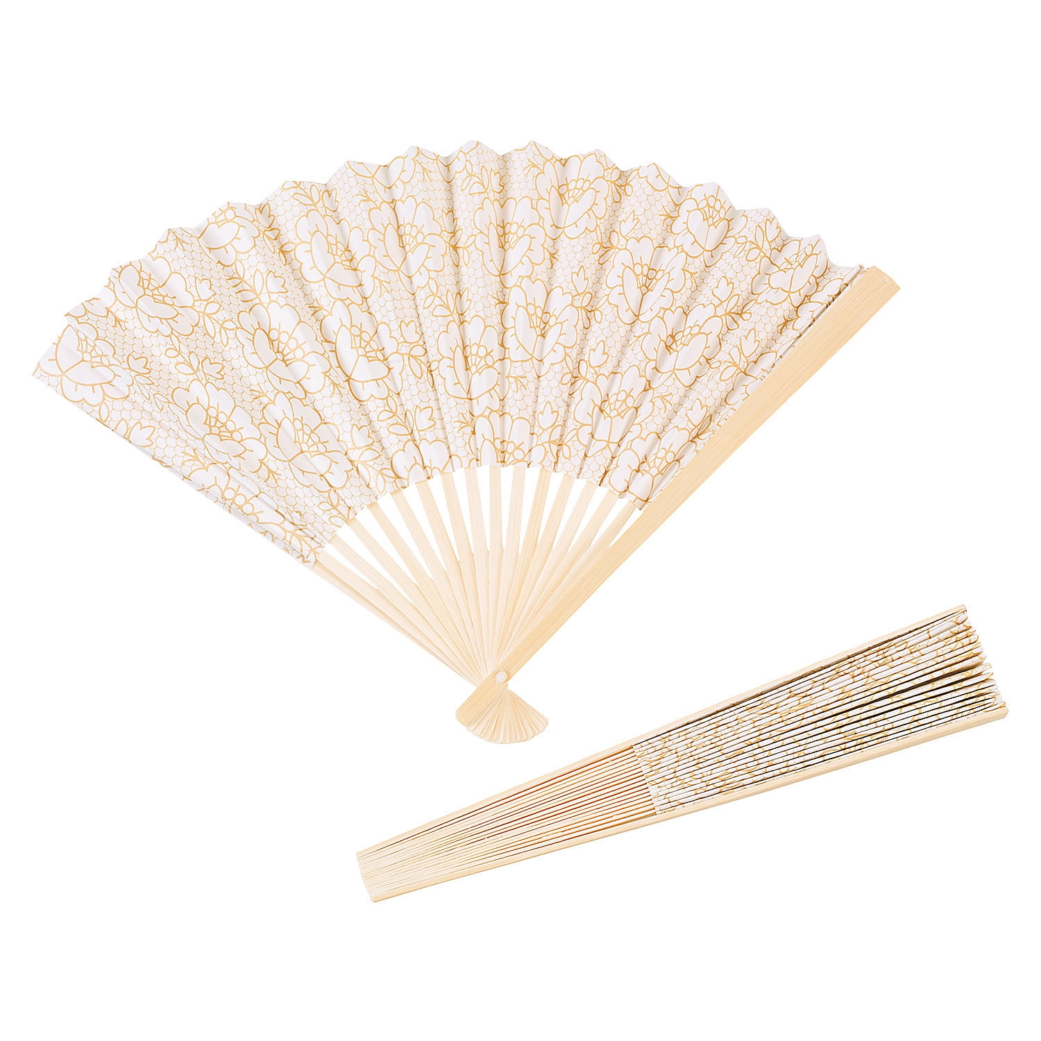 Fun Express - Vintage Collection Lace Fans for Wedding - Party Supplies ...