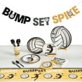 Fun Express Volleyball Party Deluxe Tableware Kit for 24 Guests ...
