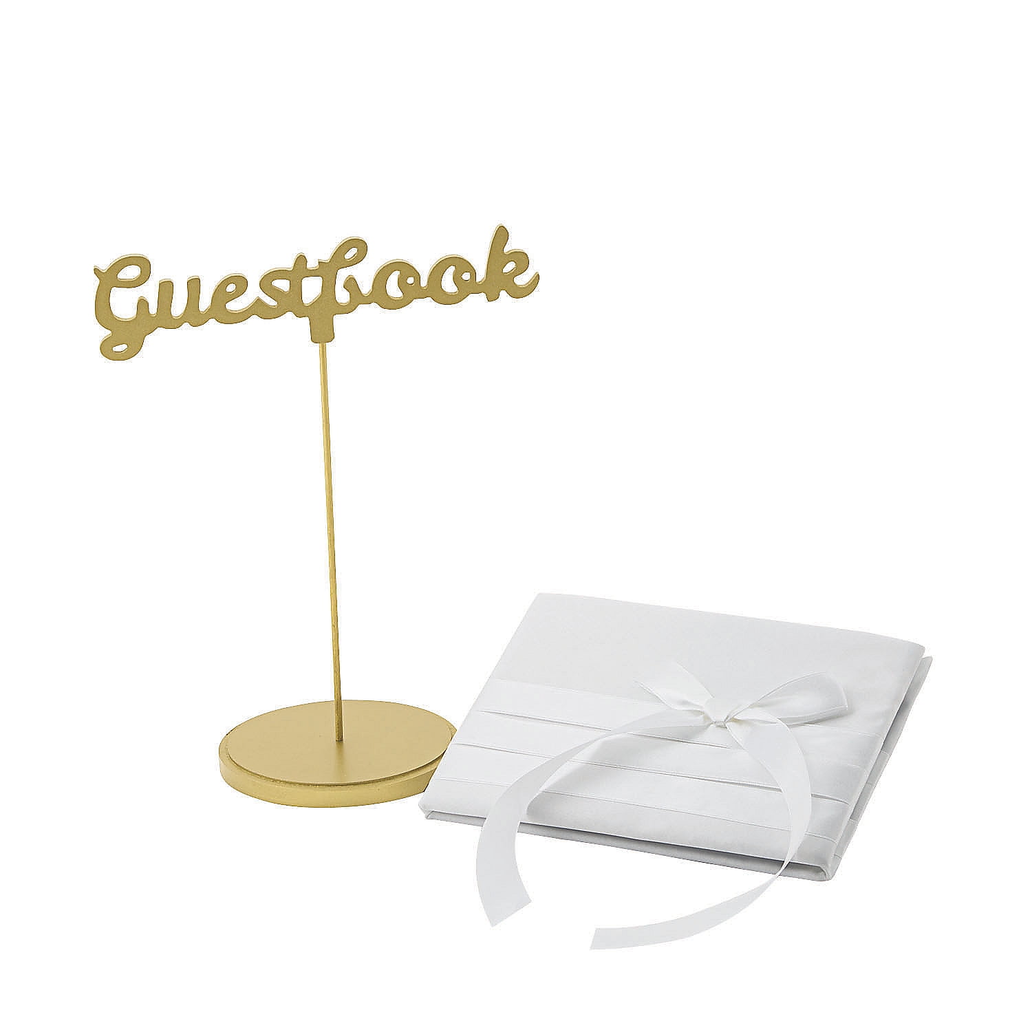 Fun Express Wedding Guest Book with Table Sign - Walmart.com