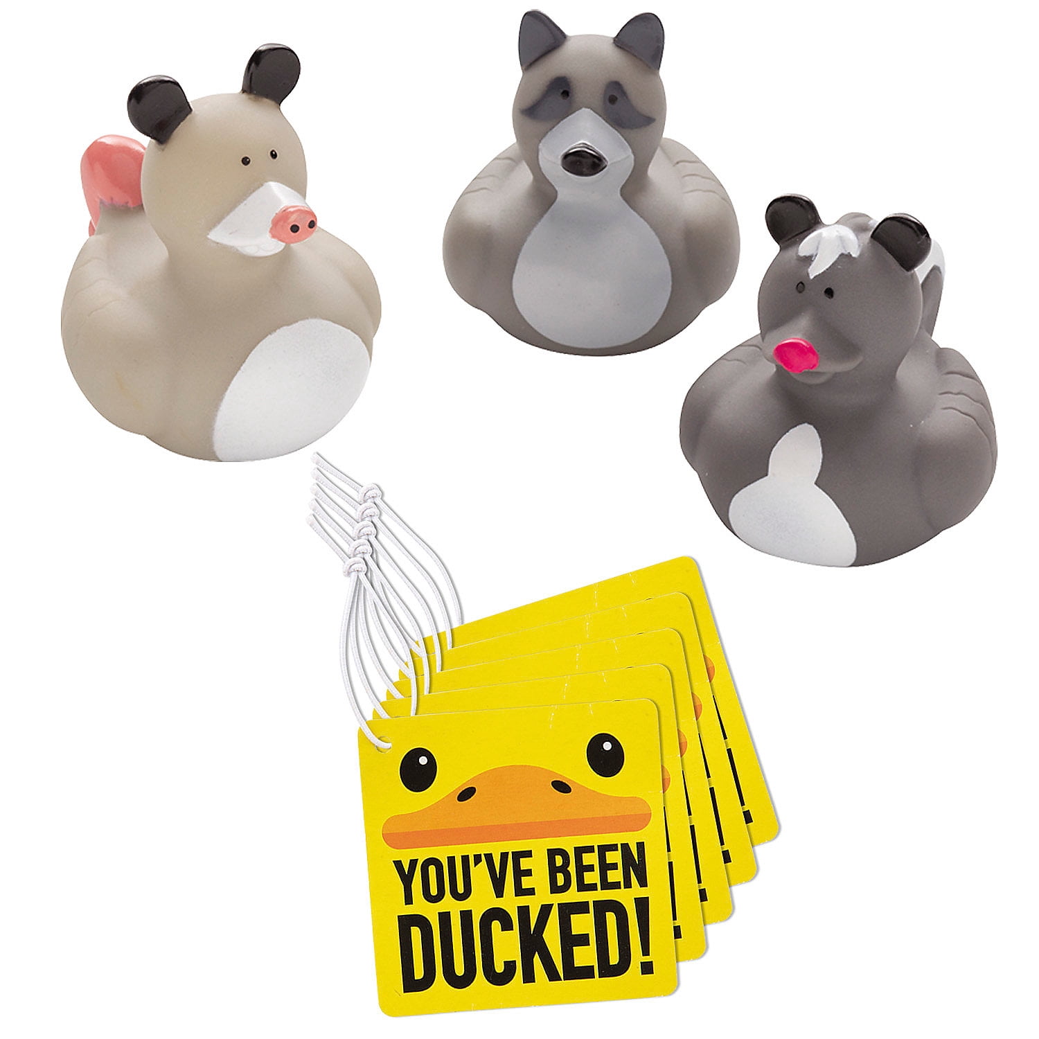 Fun Express You’ve Been Ducked Garbage Critters Rubber Duck & Card Kit ...