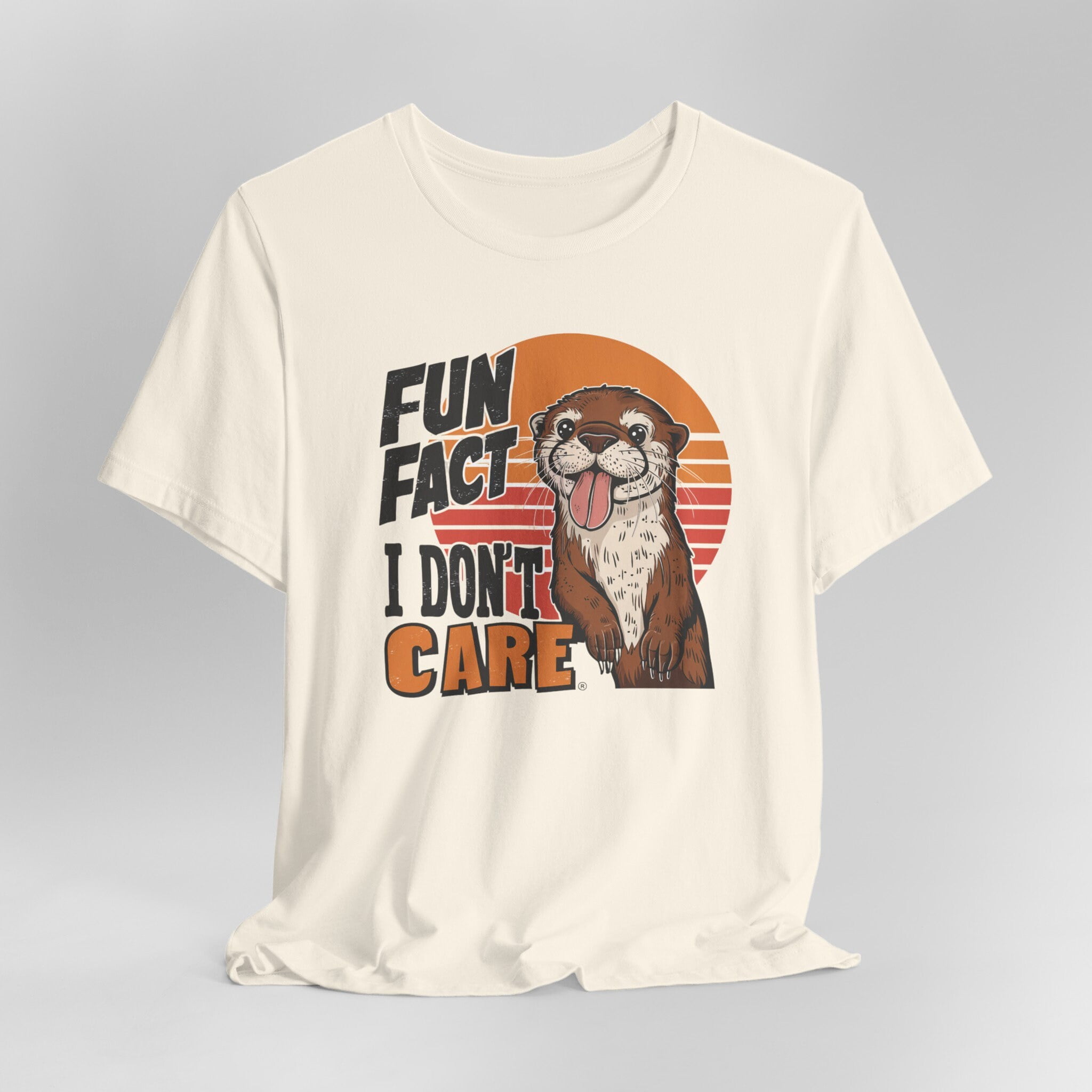 Fun Fact Otter T-shirt – Cute Animal Graphic Tee for Otter Lovers ...