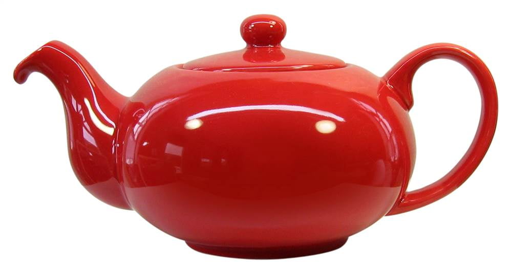 Fun Factory Tea Pot w Lid in Red - Walmart.com