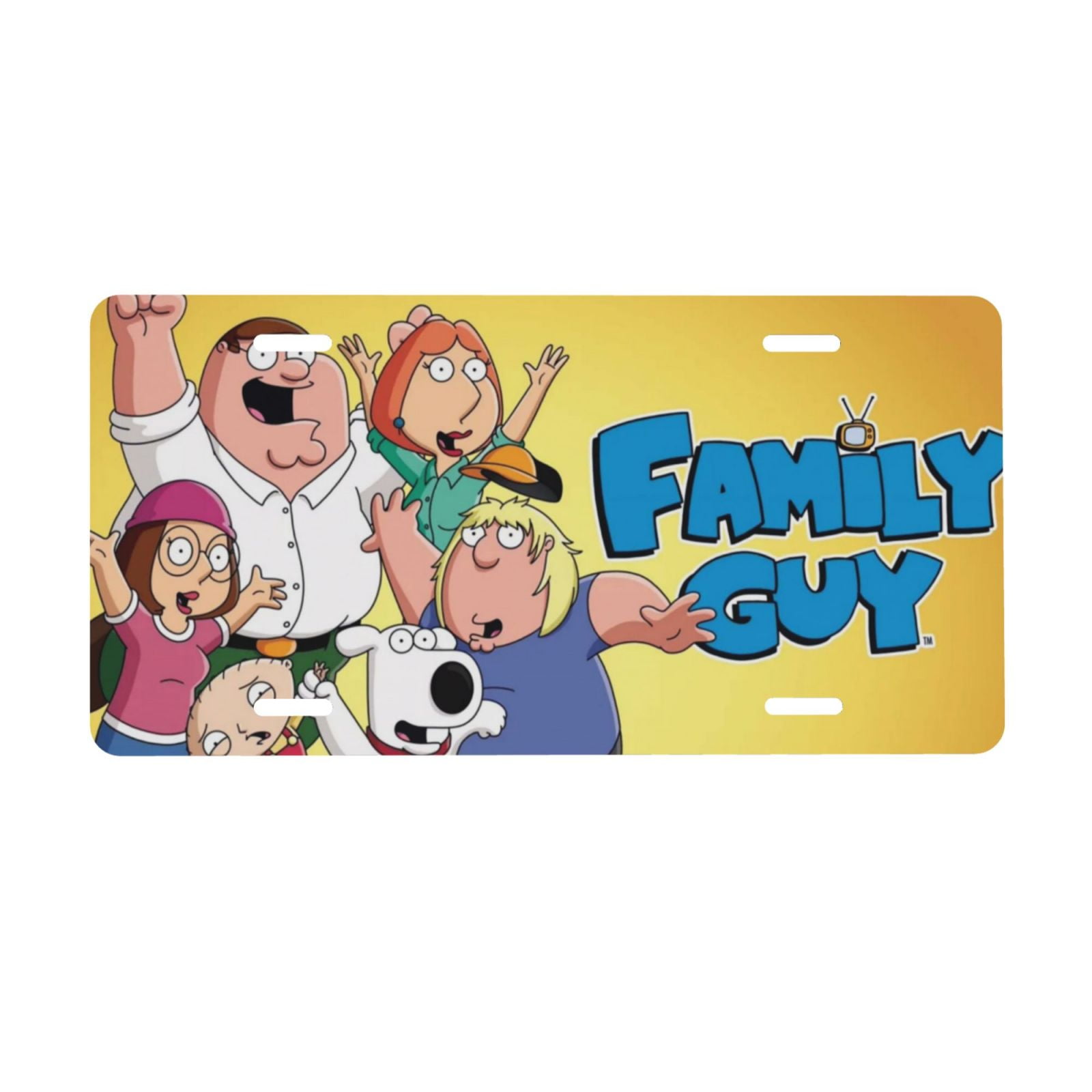 Fun Family Guy License Plate Cover Aluminum Novelty Vanity Tag ...