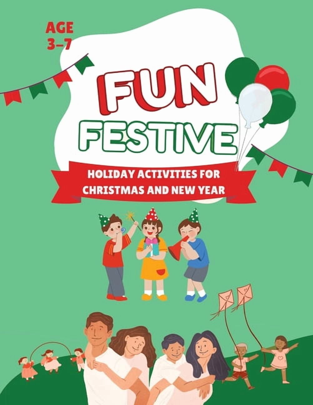 Fun Festive Holiday Activities for Christmas and New Year, (Paperback ...