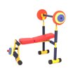 Hey Play Kids Weight Bench Set with Leg Press and Barbell for Ages 3 ...