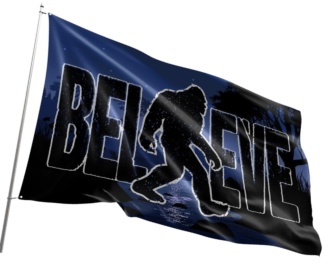 Fun Flags Sasquatch Flag - Durable and Weather Resistant Fishing Flags ...