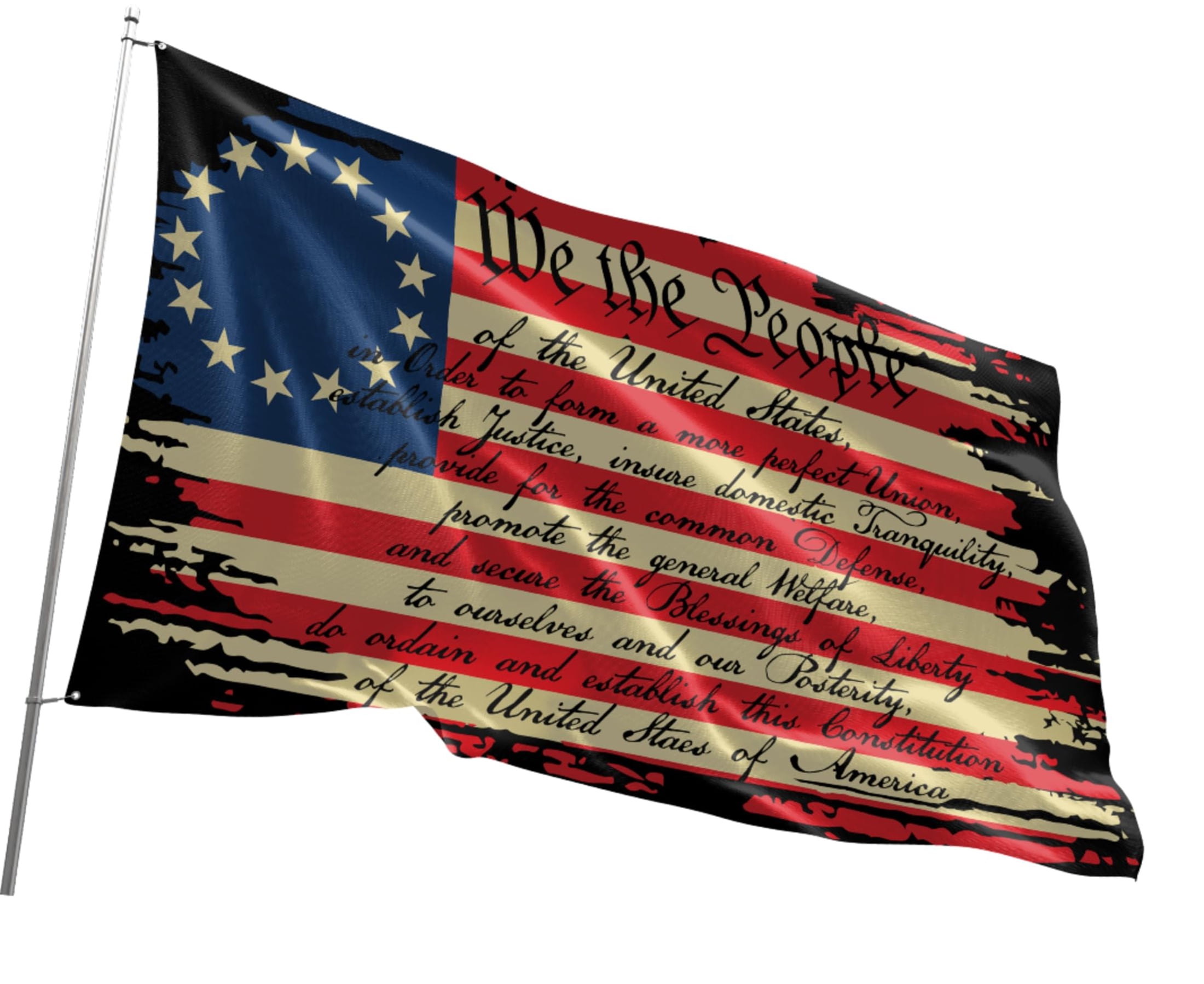 Fun Flags We The People Flag - Durable and Weather Resistant Patriotic ...
