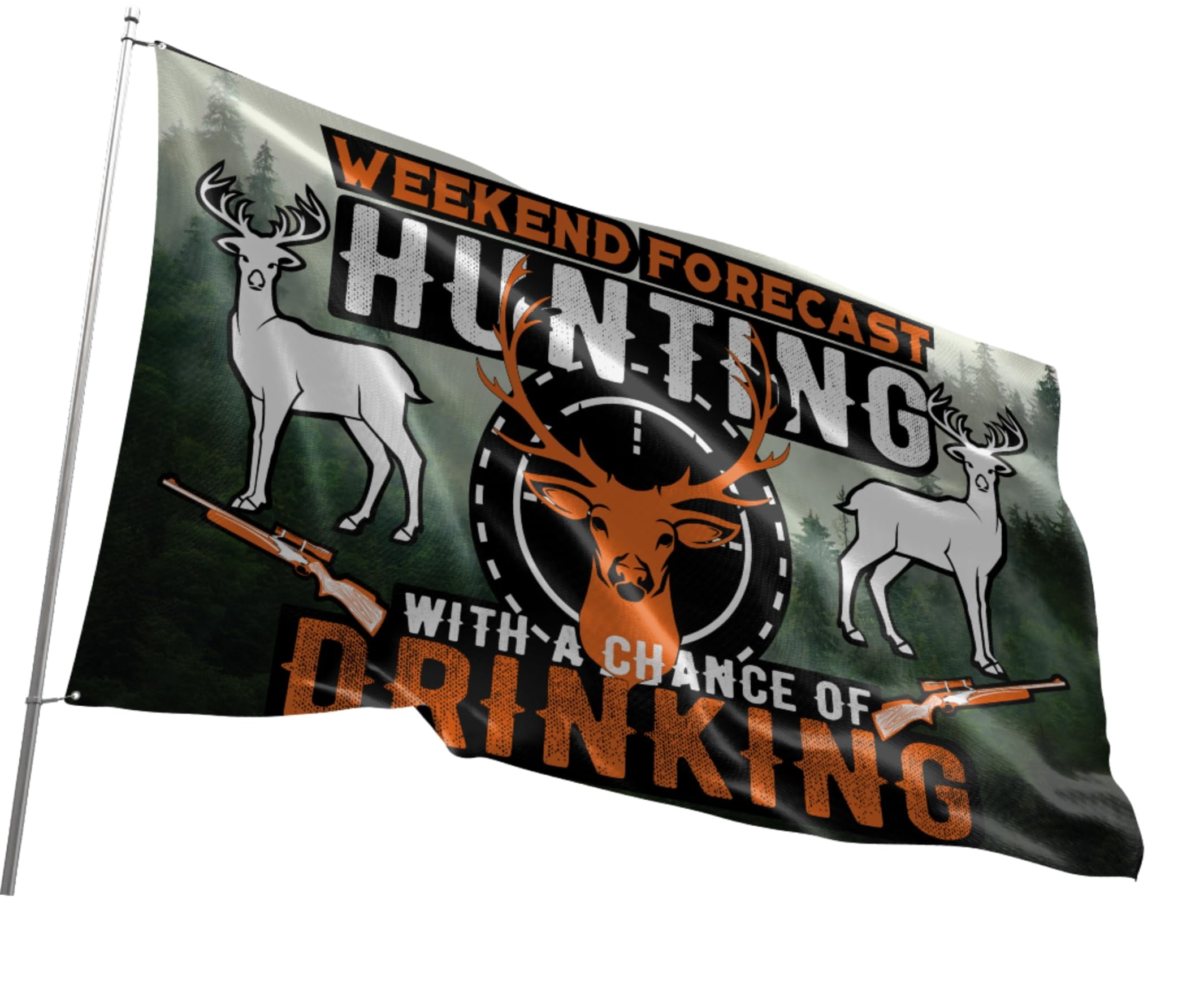 Fun Flags Weekend Forecast Hunting With A Chance Of Drinking Flag ...