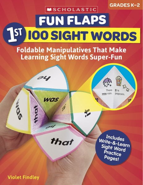 Pre-Owned Fun Flaps: 1st 100 Sight Words: Reproducible Manipulatives ...