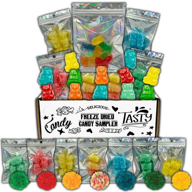 Fun Flavors Box-Gummy Bears Freeze Dried Candy Sampler Variety Pack ...