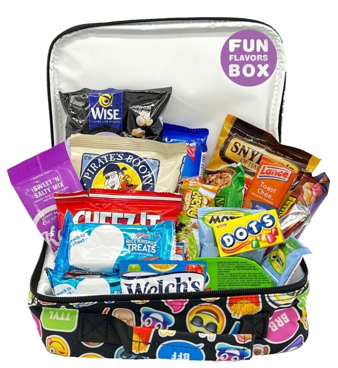 Fun Flavors Box Lunchbox Snacks, Candy, Chips, Cookies, Care Package ...