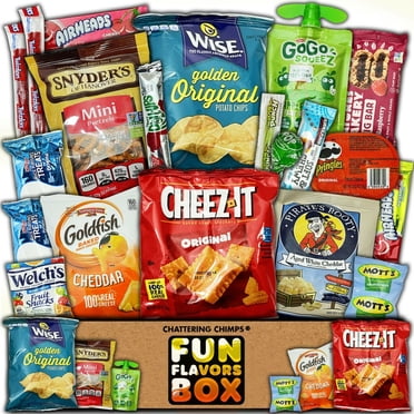Fun Flavors Box - Dessert Snack Care Package 20 Ct Variety Sweet ...