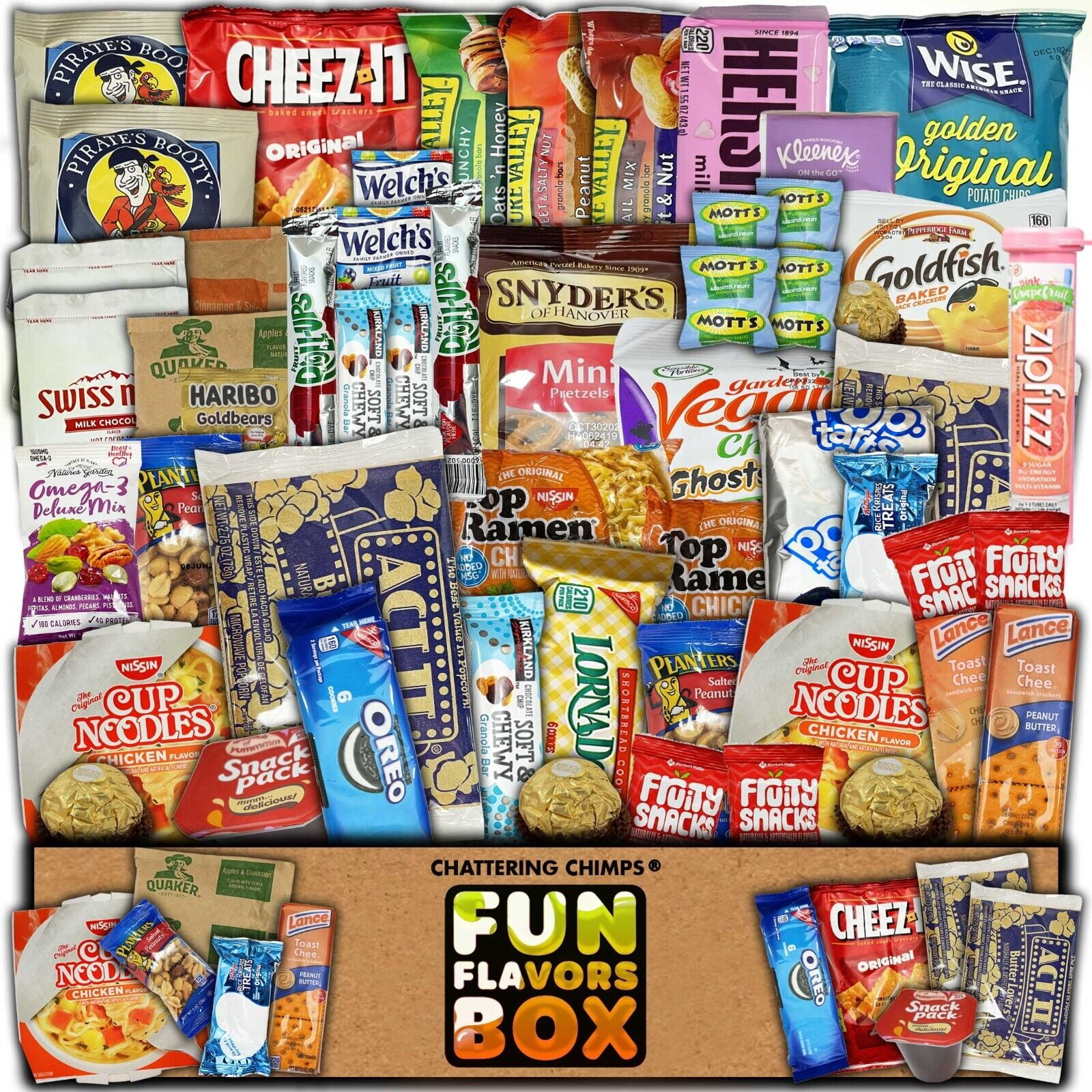 Fun Flavors Box Thinking of You Snack Candy Gift Box Variety Pack 50 ...